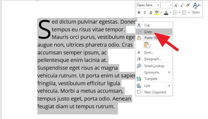 2 Cara Mudah Membuat Drop Cap di PowerPoint
