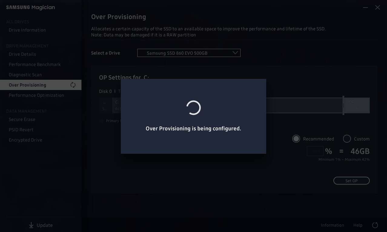 Cara Aktifkan Over Provisioning pada SSD Samsung Agar Awet