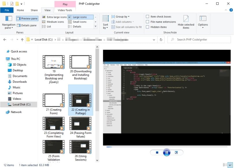 Cara Aktifkan Preview Pane di Windows 10