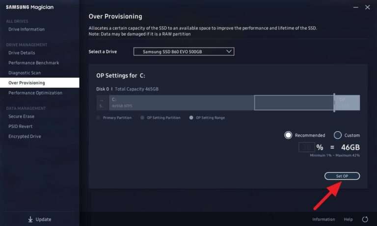 Cara Aktifkan Over Provisioning pada SSD Samsung Agar Awet