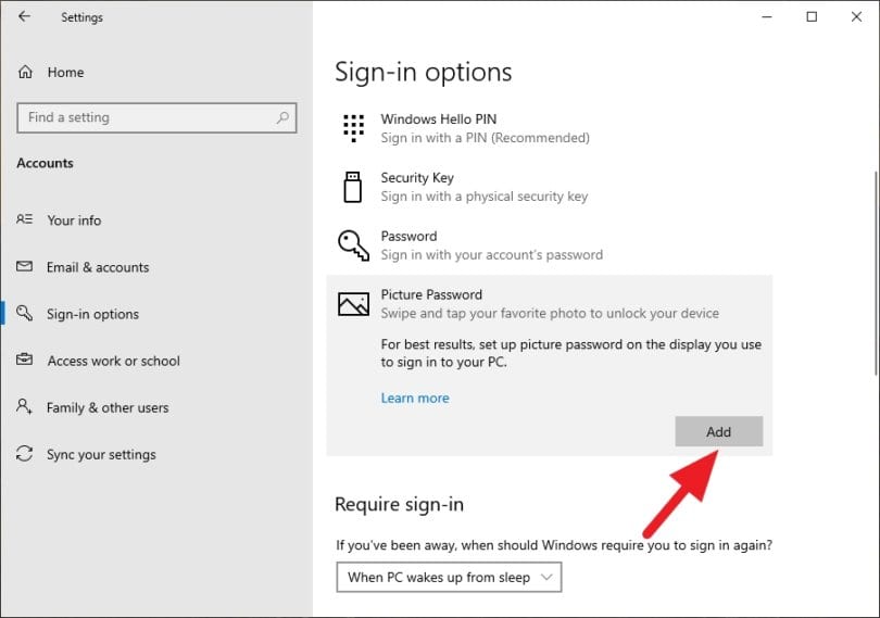Cara Aktifkan 'Picture Password' di PC/Laptop Windows 10