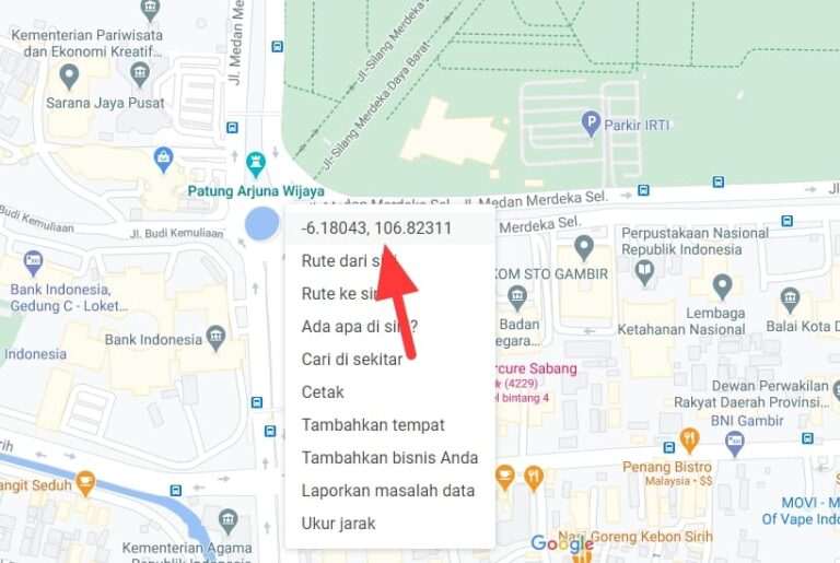 Cara Mengetahui Titik Koordinat di Google Maps (App & PC)