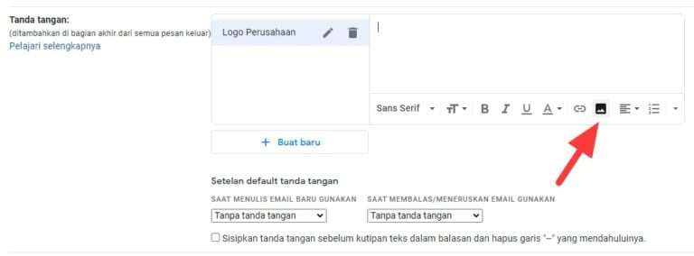Cara Memasang Logo Perusahaan di Bagian Bawah Email Gmail
