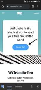 Cara Mengirim File via Internet Menggunakan WeTransfer