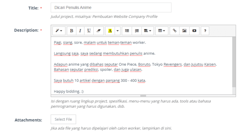 Cara Mencari Freelancer di Situs dan Aplikasi Projects.co.id