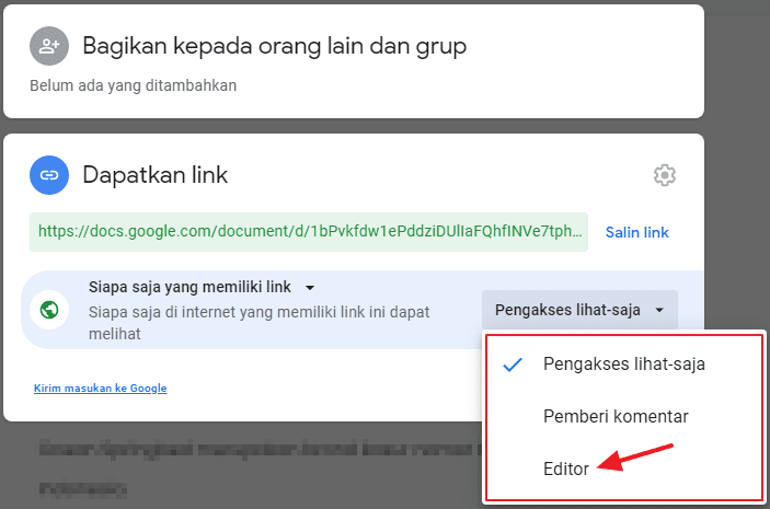 Cara Membuat Google Docs Agar Bisa Diakses Semua Orang