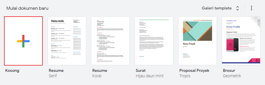 Cara Membuat Dokumen Baru di Google Docs Web & Aplikasi