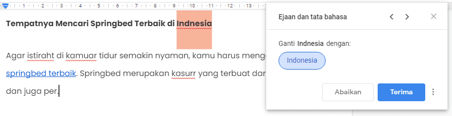 Cara Cek Typo Tulisan di Google Docs Web & Aplikasi