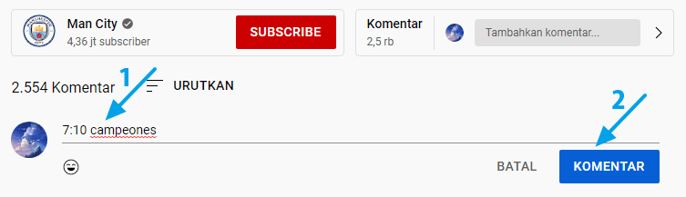 Cara Membuat Timestamp Komentar YouTube dengan Mudah