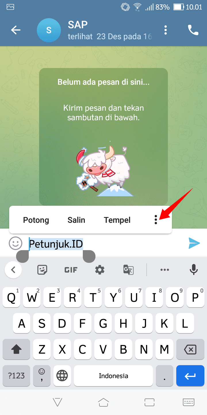 Cara Buat Huruf Tebal, Miring, dan Coret di Telegram