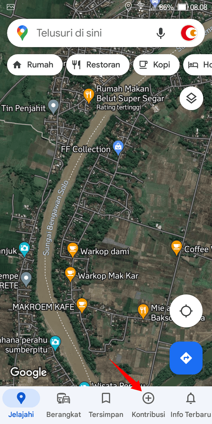 Cara Mudah Edit Ulasan Tempat di Aplikasi Google Maps