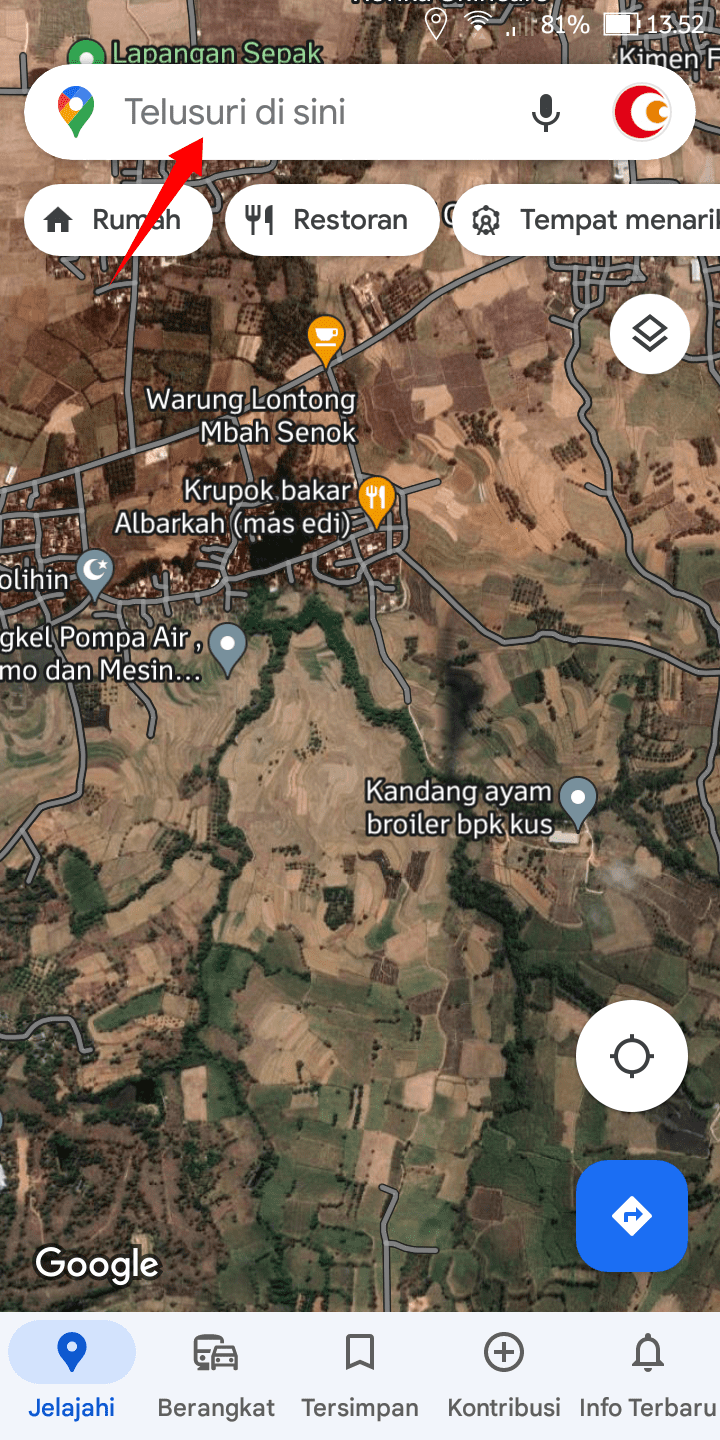 Cara Simpan Tempat Favorit di Aplikasi Google Maps