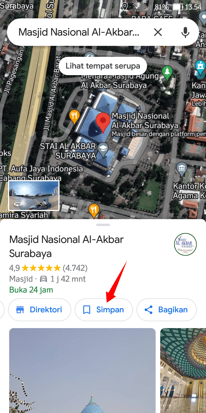 Cara Simpan Tempat Favorit di Aplikasi Google Maps