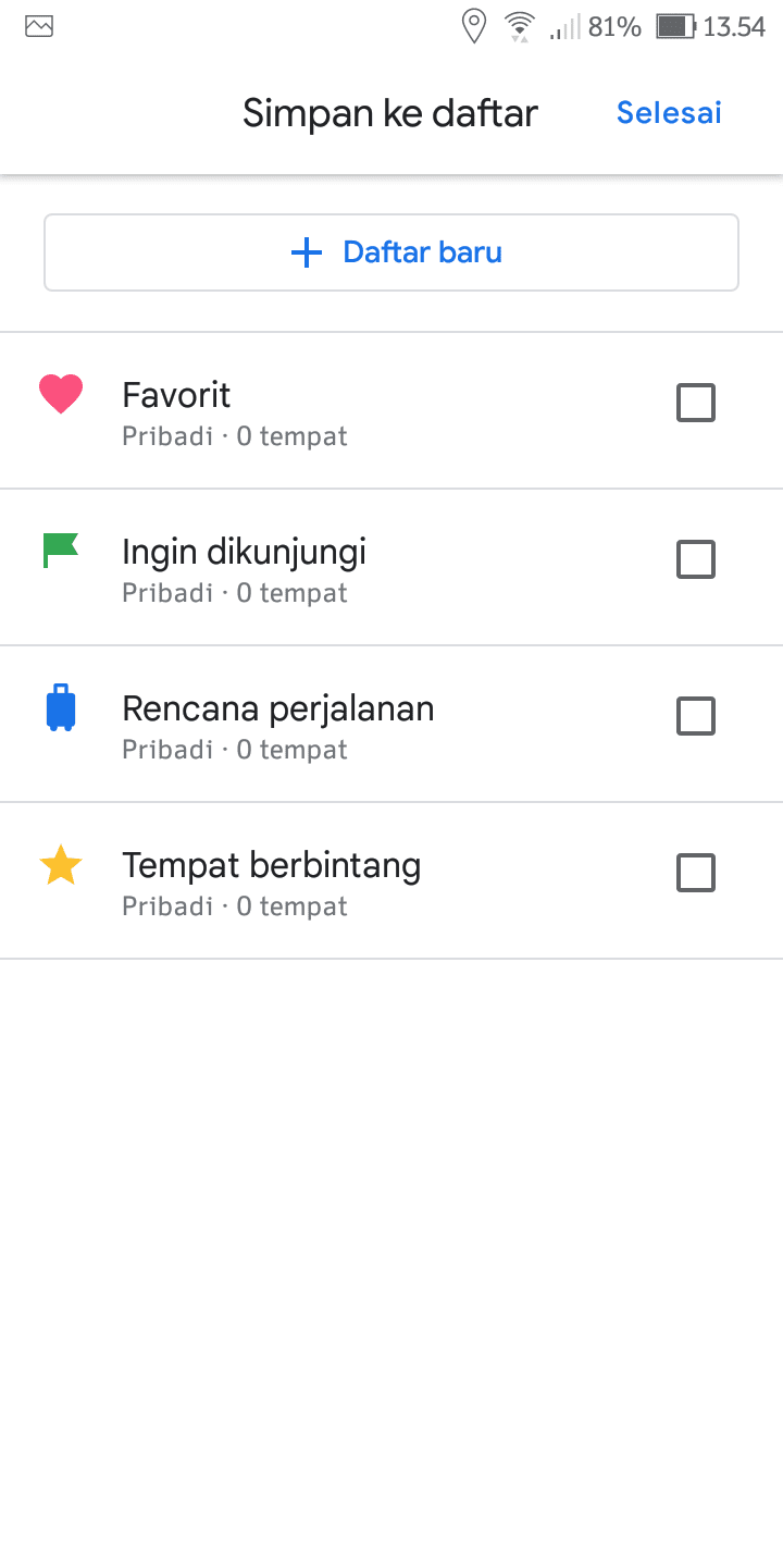 Cara Simpan Tempat Favorit di Aplikasi Google Maps