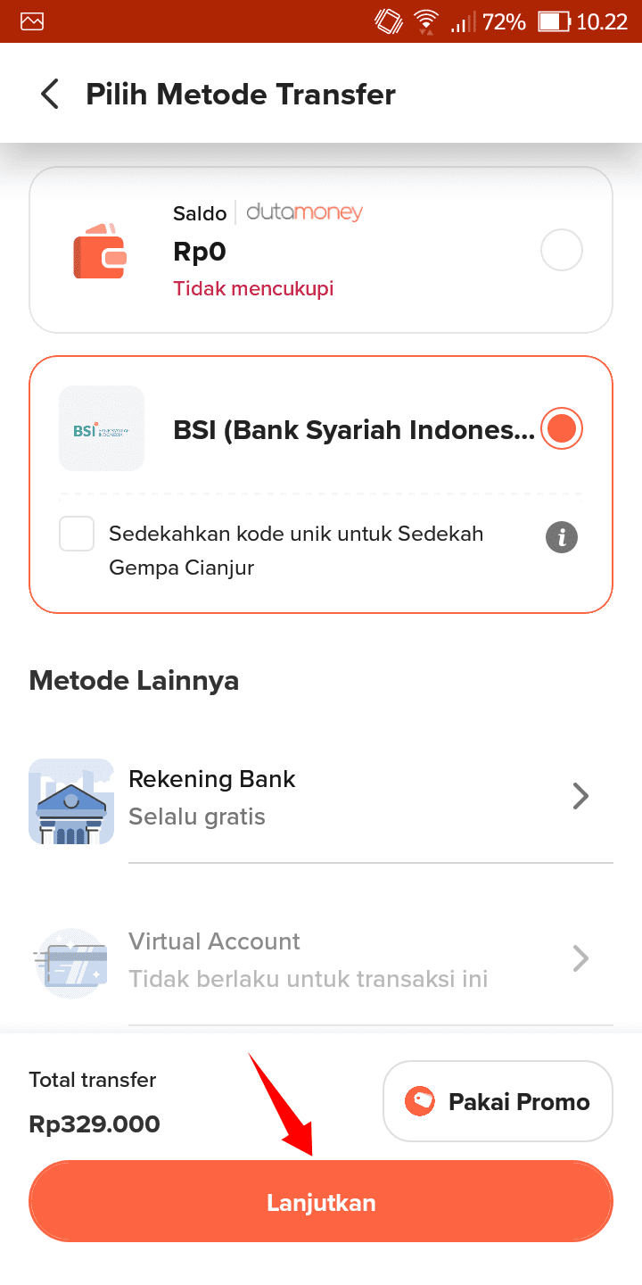 Cara Transfer ke Banyak Tujuan dalam Satu Transaksi di Flip