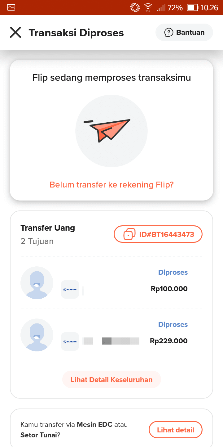 Cara Transfer ke Banyak Tujuan dalam Satu Transaksi di Flip