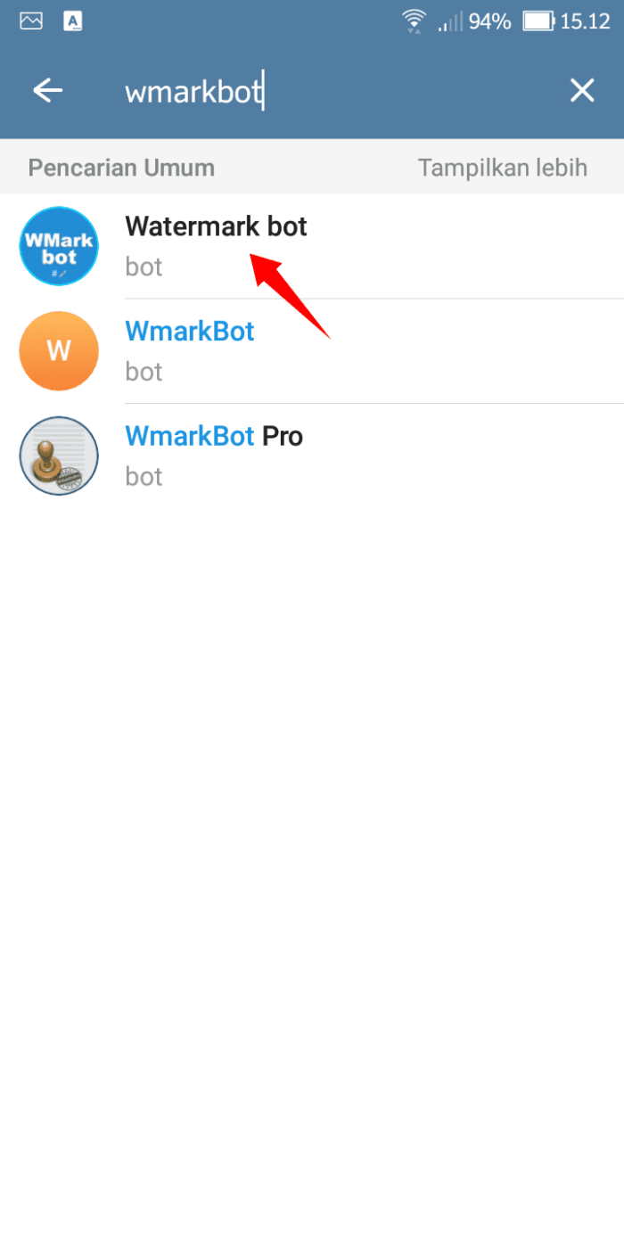 Cara Buat Watermark Logo pada Foto di Aplikasi Telegram