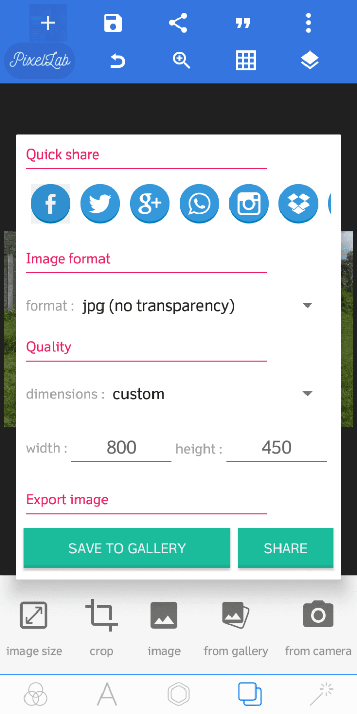 Cara Ubah Aspek Rasio Gambar di Aplikasi PixelLab