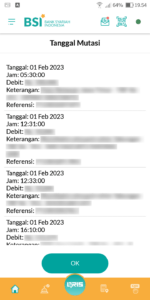 Cara Melihat Riwayat Transaksi Rekening di BSI Mobile