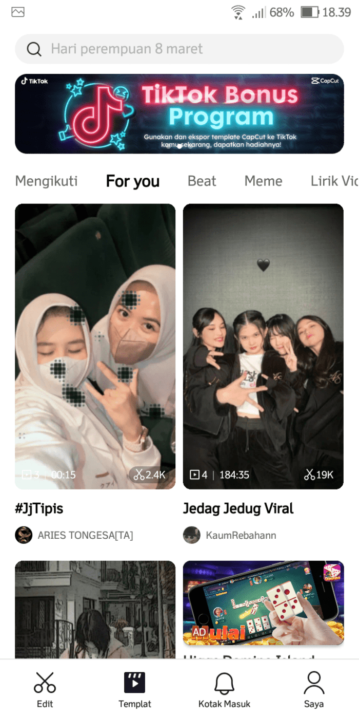 Cara Buat Video Jedag Jedug di Aplikasi CapCut dengan Cepat