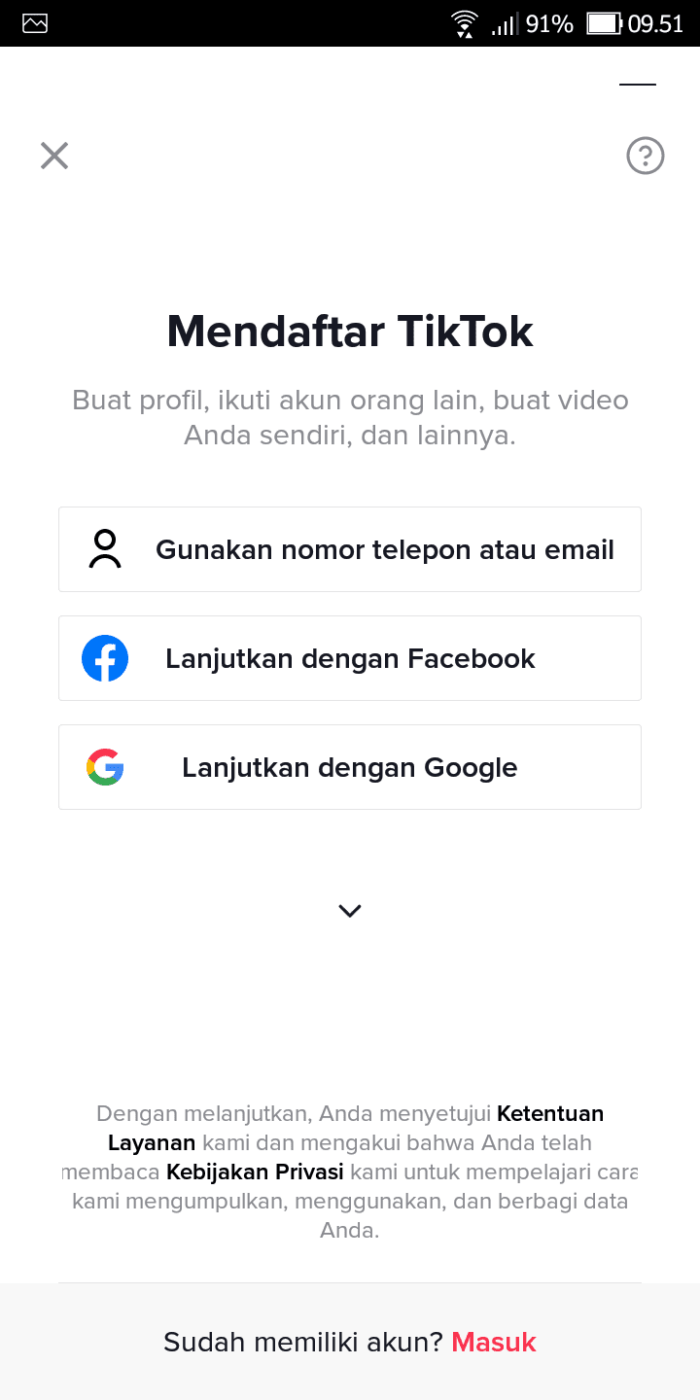 Cara Membuat Akun TikTok yang Harus Kamu Ketahui
