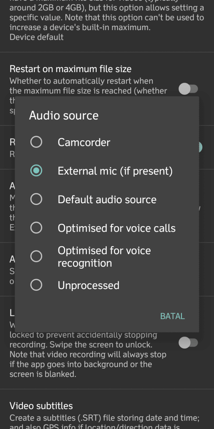 Cara Hubungkan Mic Eksternal di Aplikasi Open Camera