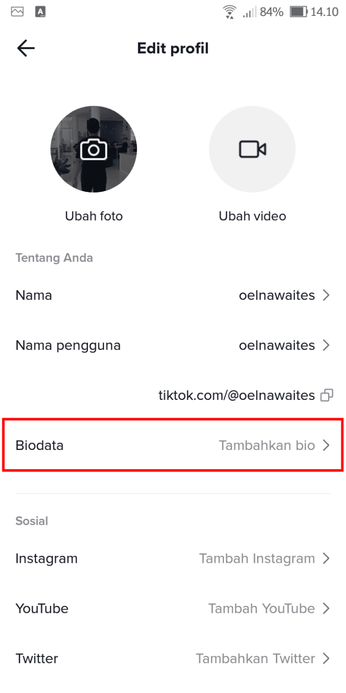 Cara Isi Biodata TikTok Kamu Agar Akun Lebih Menarik