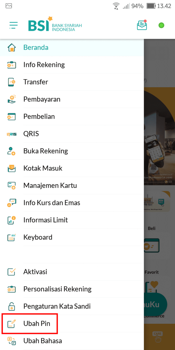 Cara Ganti PIN Aplikasi BSI Mobile Kamu dengan Mudah