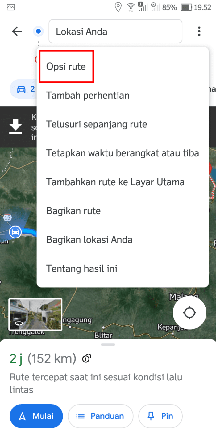 Cara Mengetahui Tarif Tol di Aplikasi Google Maps