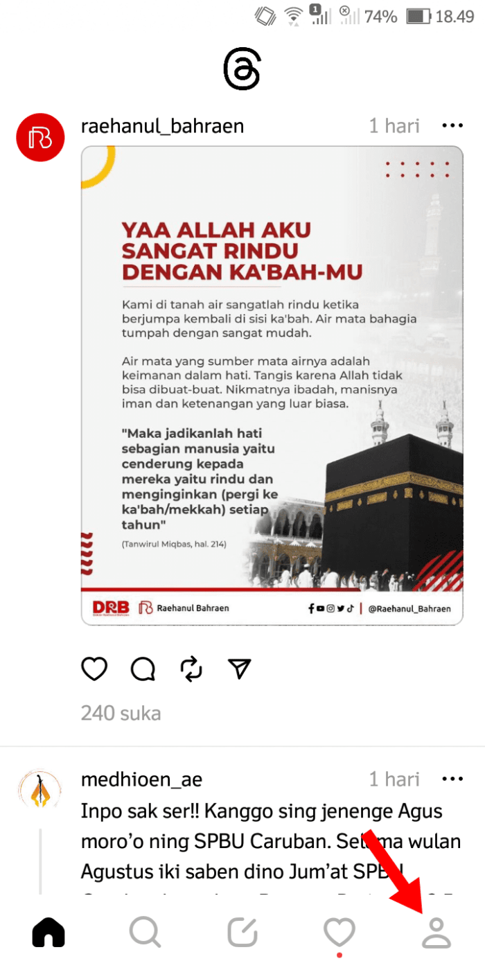 Cara Ganti Bahasa Akun Threads Kamu dengan Mudah