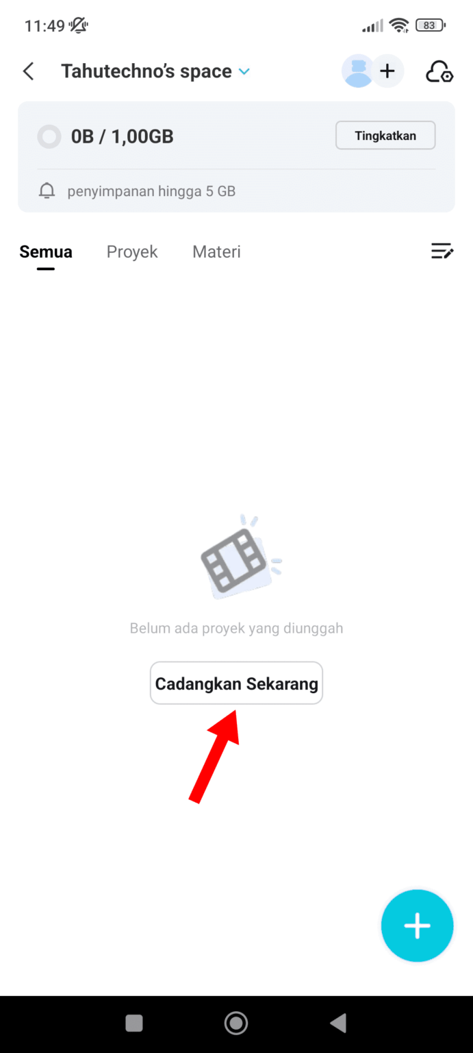 Cara Simpan Editan Video di Cloud CapCut dengan Mudah