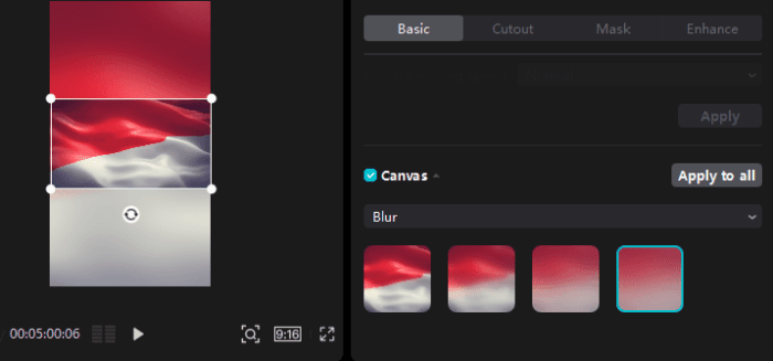 Cara Mudah Gunakan Fitur Canvas di CapCut Desktop