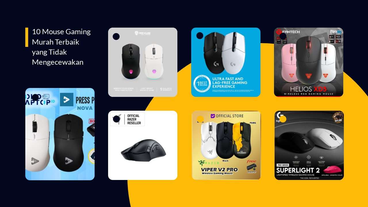 10 Mouse Gaming Murah Terbaik yang Tidak Mengecewakan
