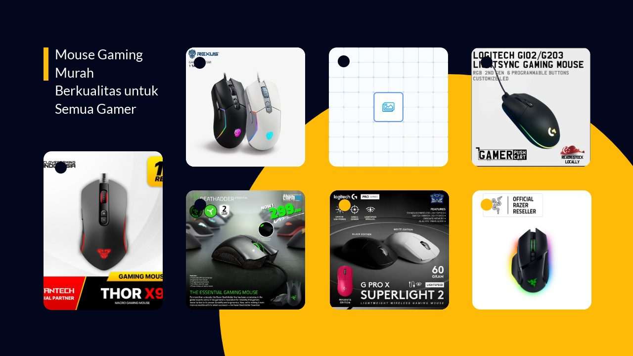 Mouse Gaming Murah Berkualitas untuk Semua Gamer