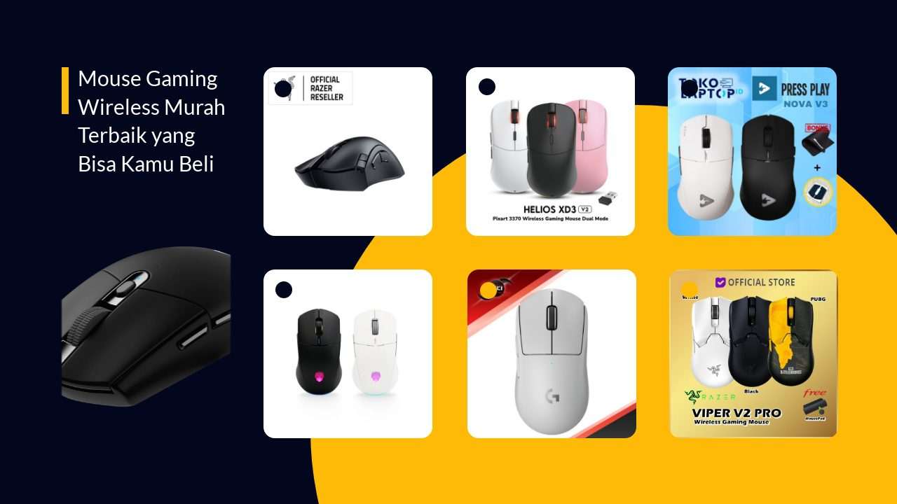 Mouse Gaming Wireless Murah Terbaik yang Bisa Kamu Beli
