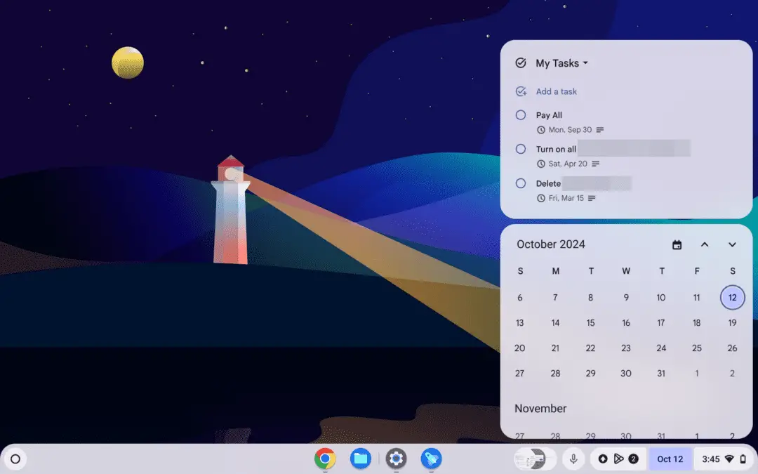 Cara Mengakses Google Tasks di Chromebook Shelf
