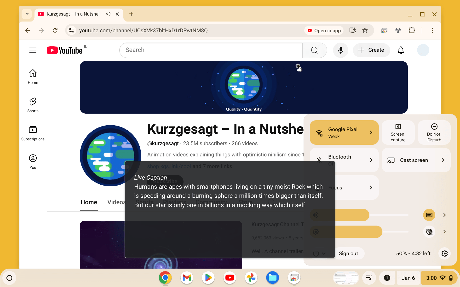 Cara Mengaktifkan Live Caption di Chromebook
